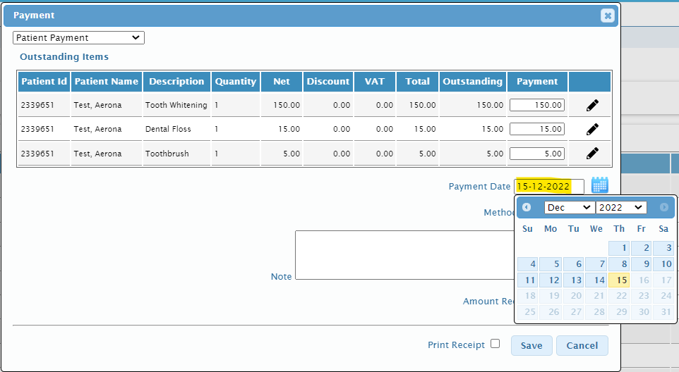 How to Update the Number of Days Payments are Backdatable by – Aerona ...
